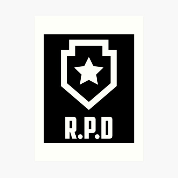 "RPD Logo- Raccoon City Police Department - Resident Evil - Minimalist ...