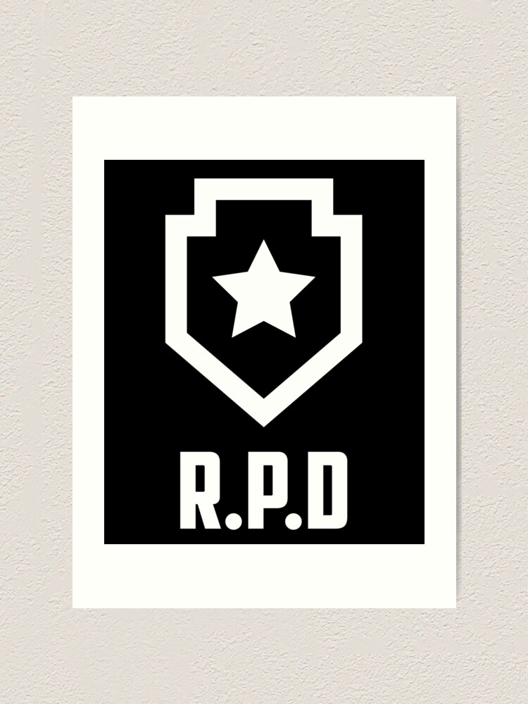 Lámina artística «Logotipo de RPD - Departamento de policía de Raccoon ...