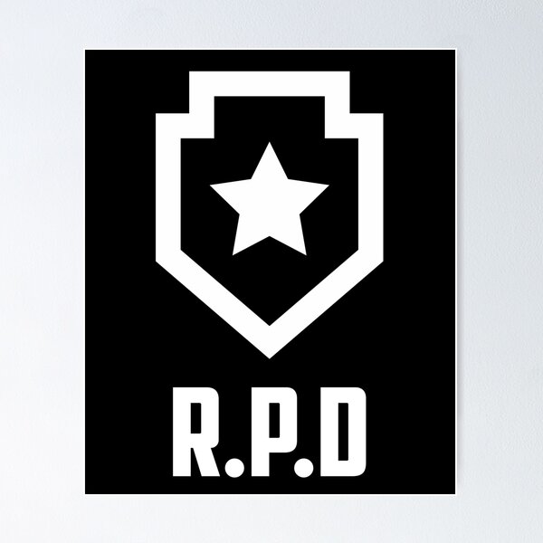 "RPD Logo- Raccoon City Police Department - Resident Evil - Minimalist ...