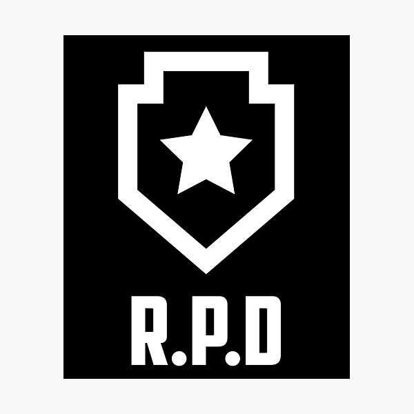 "RPD Logo- Raccoon City Police Department - Resident Evil - Minimalist ...