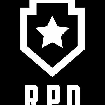 "RPD Logo- Raccoon City Police Department - Resident Evil - Minimalist ...