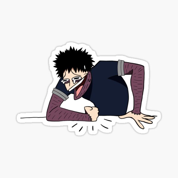 "Dabi Wheezing" Sticker for Sale by shelbiep | Redbubble