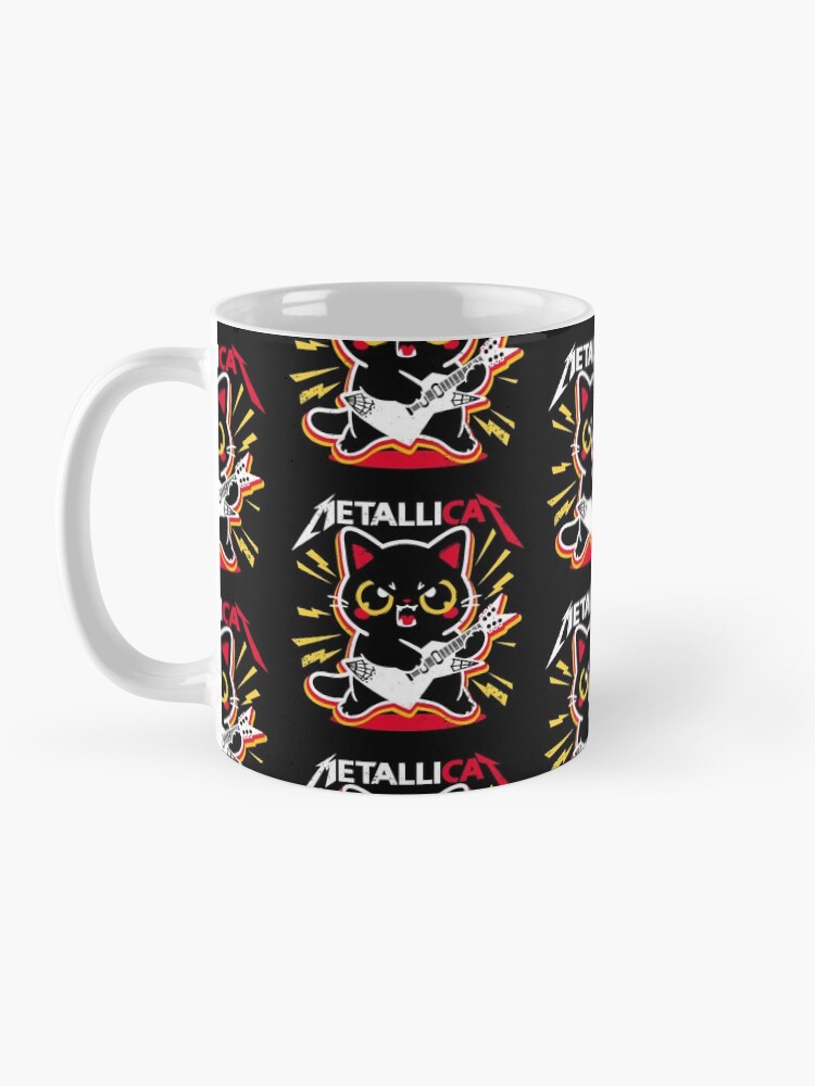 "Metallicat" Coffee Mug for Sale by NemiMakeit | Redbubble
