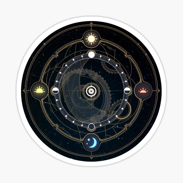 "Magical Clock" Sticker for Sale by Aggyro93 | Redbubble