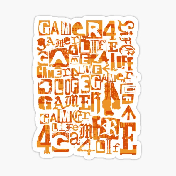 "Gamer 4 life 3.0" Sticker for Sale by twosoulsinc | Redbubble
