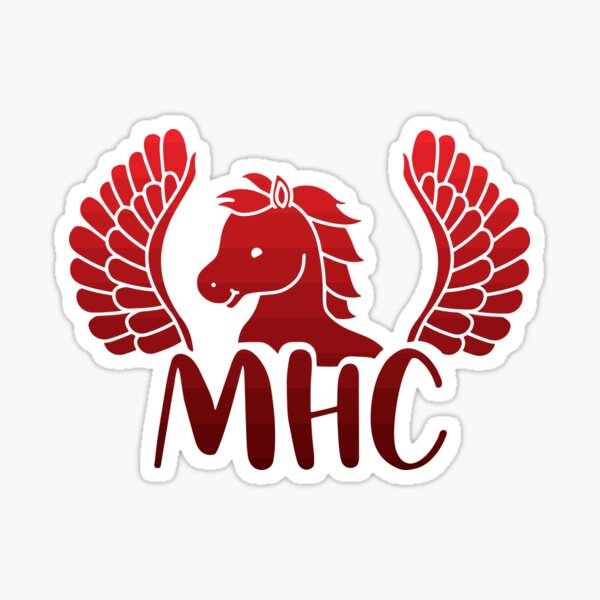 "MHC Red Pegasus Class" Sticker for Sale by maya-reinstein | Redbubble