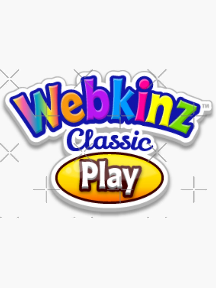 Pegatina «Pegatina Logotipo de Webkinz Classic Play» de Aniirov | Redbubble