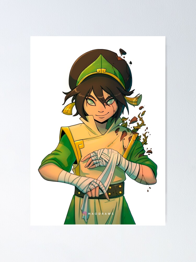 "Earth bender" Poster for Sale by Maodraws | Redbubble