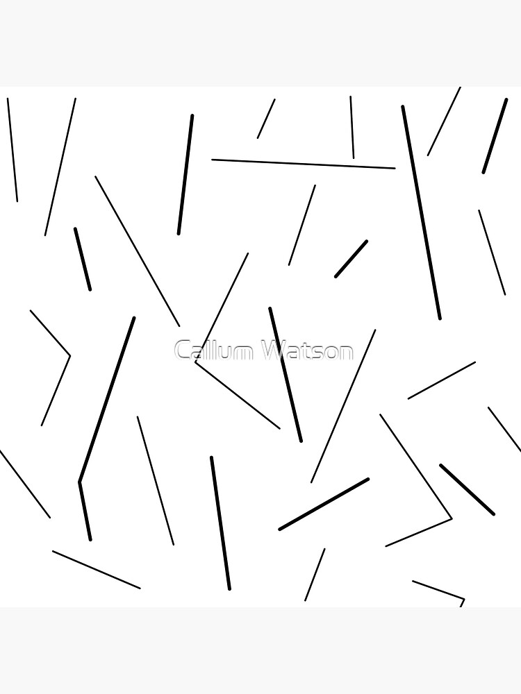 "Uneven Line Pattern" Sticker for Sale by Callum-Watson | Redbubble