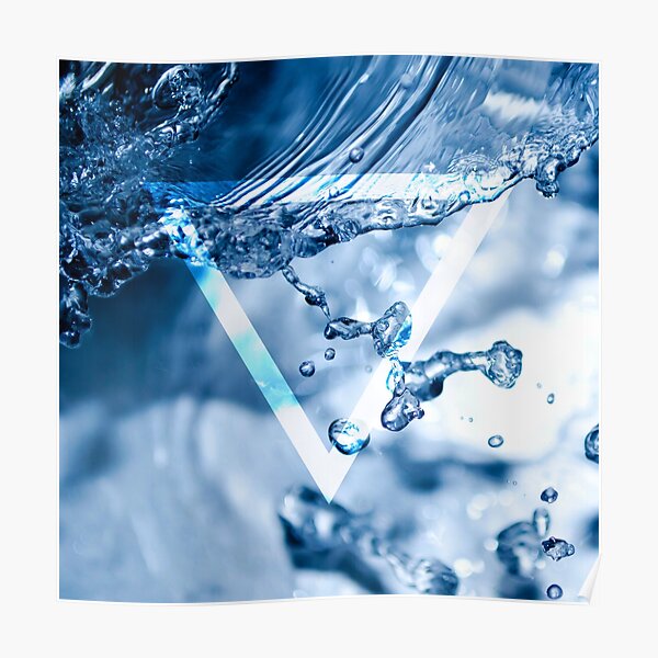 "Water Element Sigil Talisman" Poster for Sale by skylightmagick ...