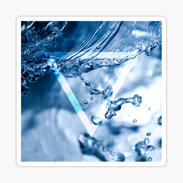 "Water Element Sigil Talisman" Sticker for Sale by skylightmagick ...