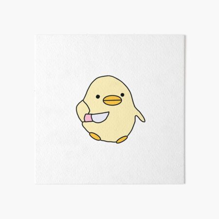 "stabbing duck meme" Art Board Print for Sale by meoku | Redbubble