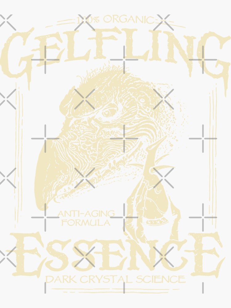 "Gelfling Essence Graphics The Dark Crystal Sci-Fi" Sticker for Sale by ...