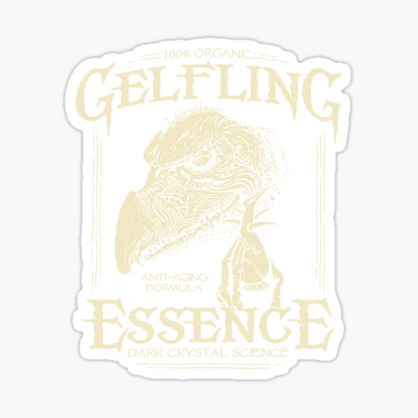 "Gelfling Essence Graphics The Dark Crystal Sci-Fi" Sticker for Sale by ...