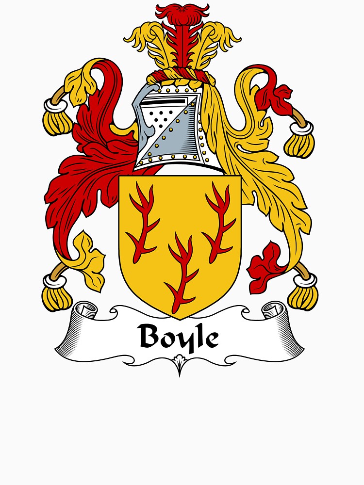 "Boyle Coat of Arms / Boyle Family Crest" T-shirt for Sale by ...