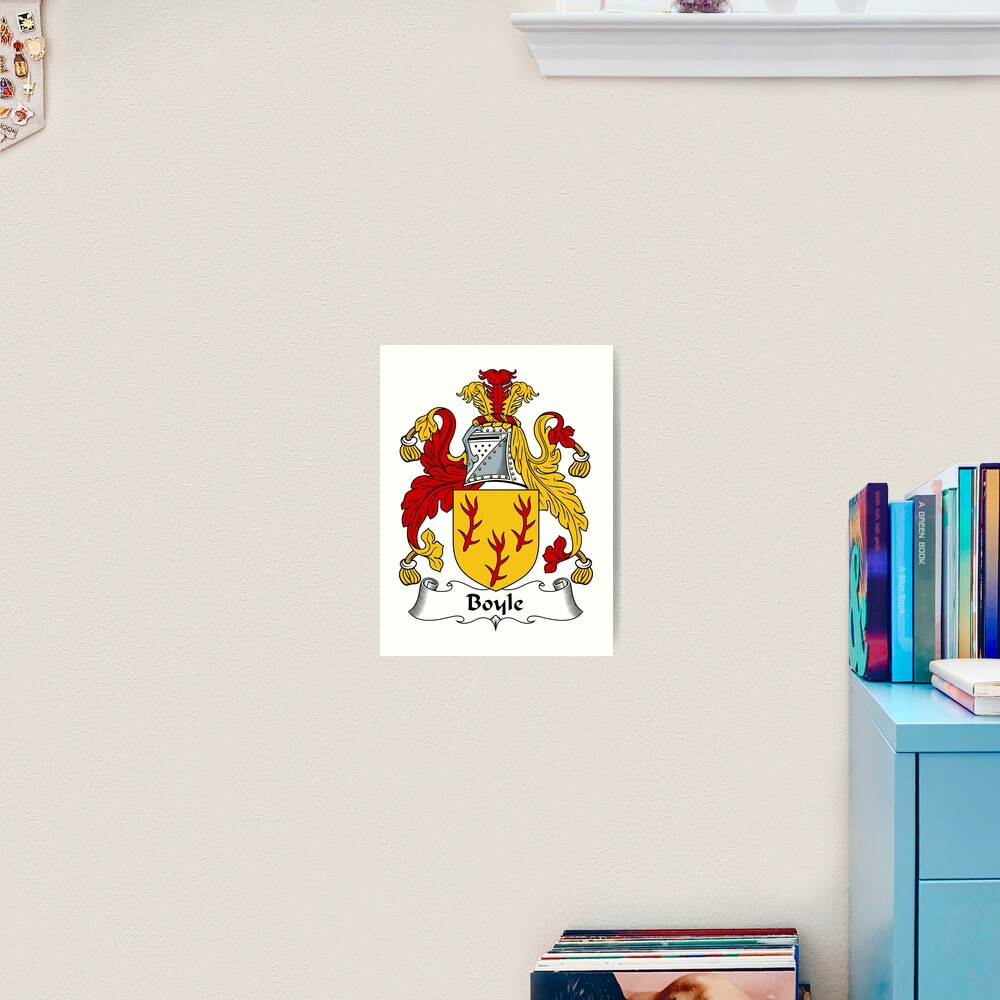 "Boyle Coat of Arms / Boyle Family Crest" Art Print for Sale by ...