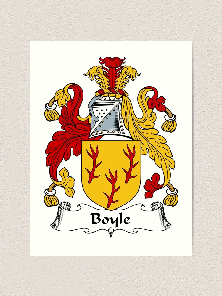 "Boyle Coat of Arms / Boyle Family Crest" Art Print for Sale by ...