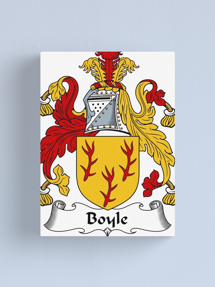 "Boyle Coat of Arms / Boyle Family Crest" Canvas Print for Sale by ...