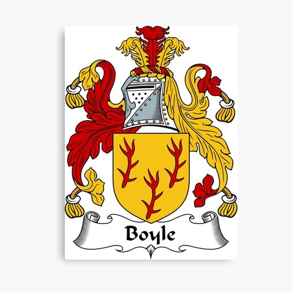 "Boyle Coat of Arms / Boyle Family Crest" Canvas Print for Sale by ...