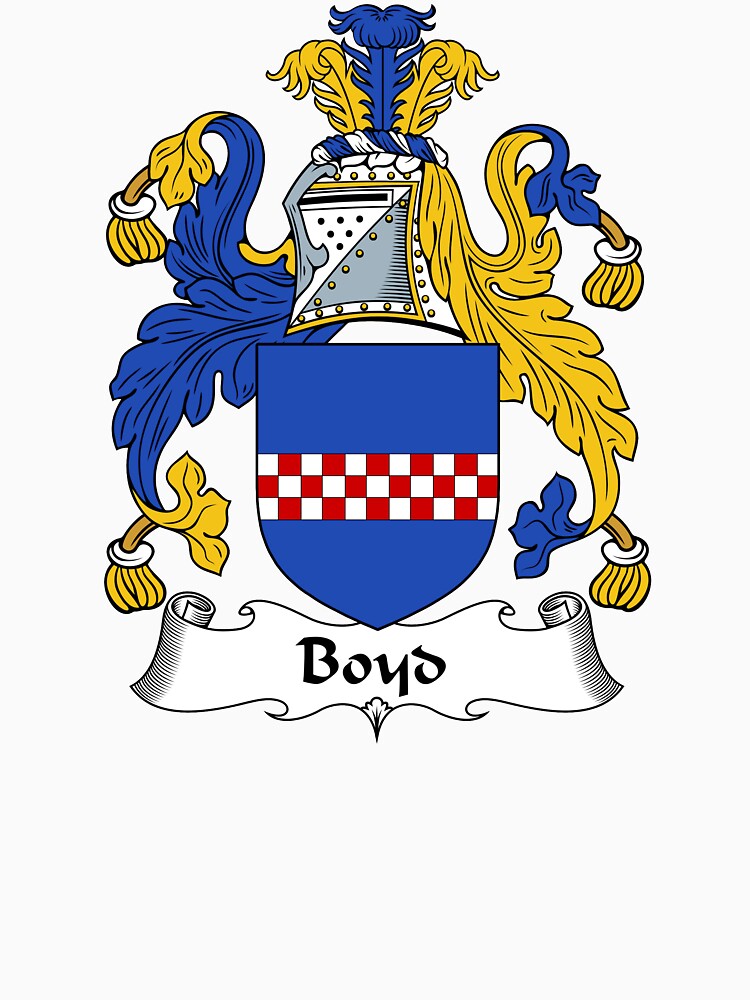 "Boyd Coat of Arms / Boyd Family Crest" T-shirt by ScotlandForever ...