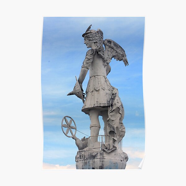 "Archangel Gabriel Overlooking Ibarra" Poster by rhamm | Redbubble