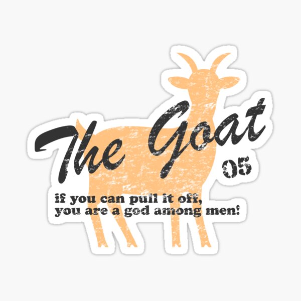 "The Goat - Waiting - Distressed Design" Sticker for Sale by 90s-Mall ...