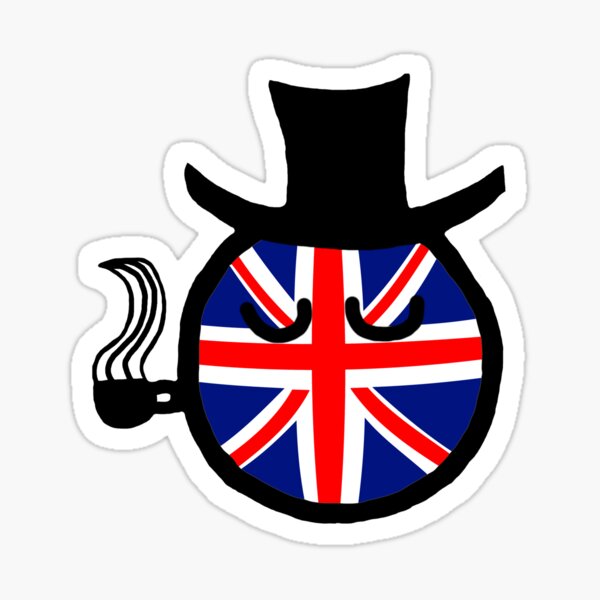 "UKball" Sticker by Graograman | Redbubble