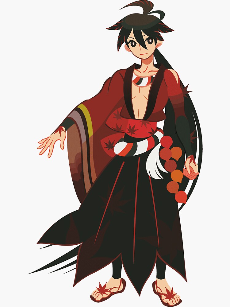 "Shichika Katanagatari " Sticker by snailhunter66 | Redbubble