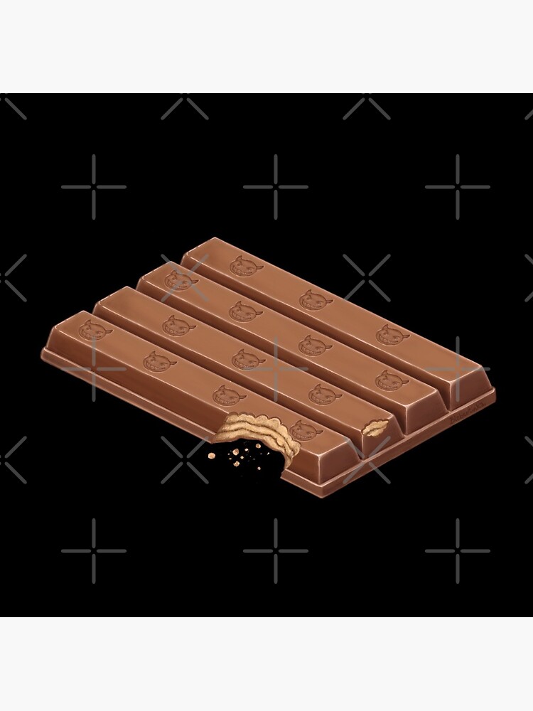 "Cursed Kit Kat" Art Print by Blobertinka | Redbubble