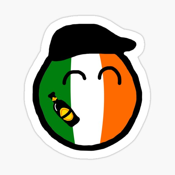 "Irelandball" Sticker for Sale by Graograman | Redbubble