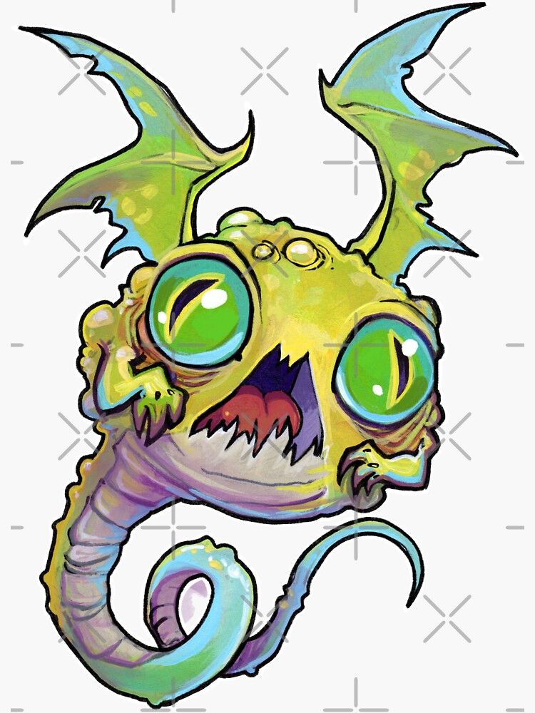 "Lumpy blob friend" Sticker for Sale by ArtOfBianca | Redbubble