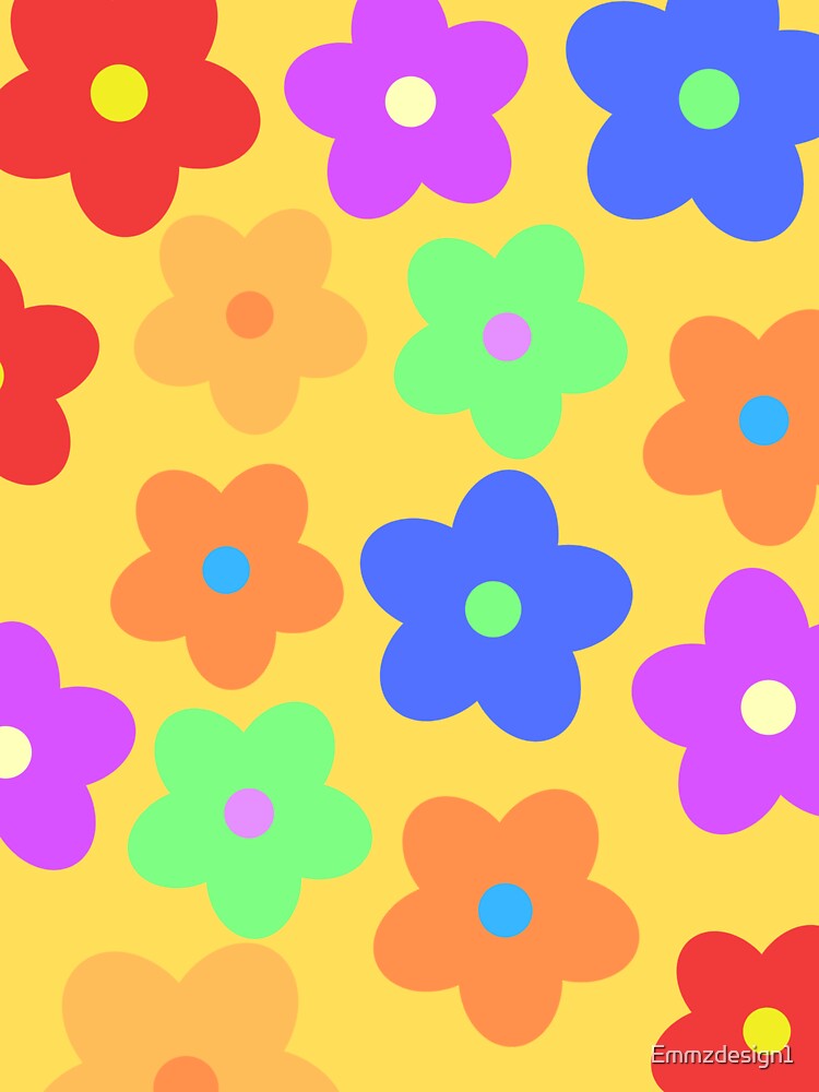 "Indie flower design " Sticker for Sale by Emmzdesign1 | Redbubble