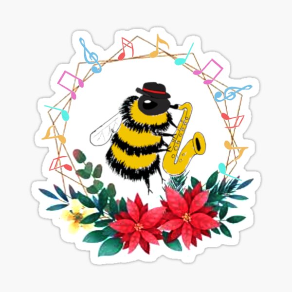 "just the jazzy bee (no meme)" Sticker by august6152 | Redbubble