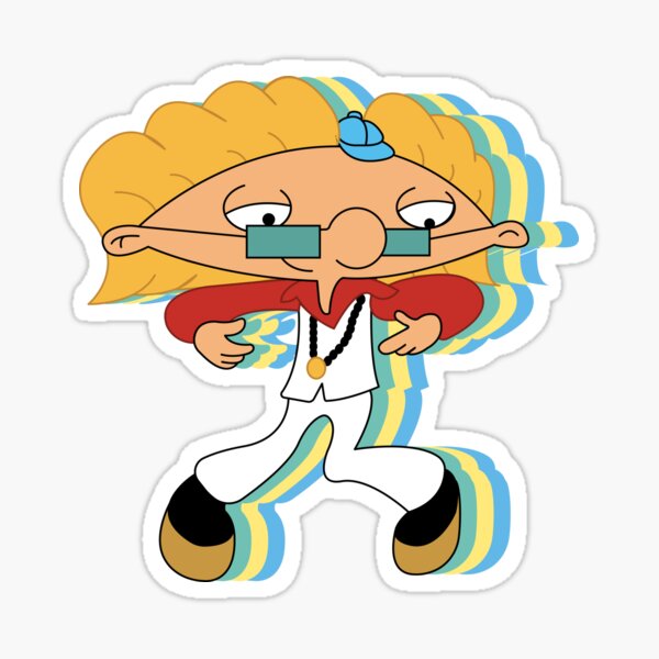 "Hey Arnold! Disco Dancing" Sticker by fabomoca | Redbubble