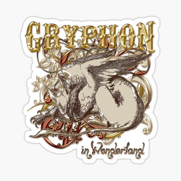 "Alice In Wonderland Gryphon Carnivale Style" Sticker for Sale by ...