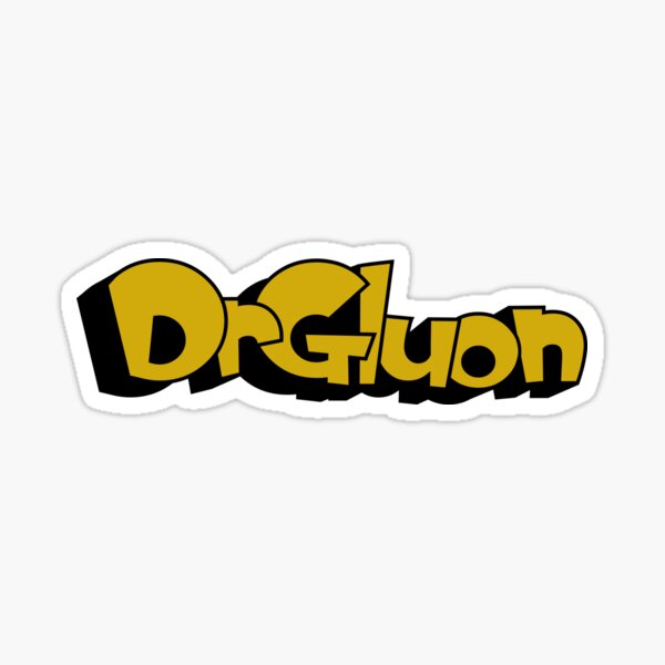 "DrGluonlogo" Sticker by drgluon | Redbubble