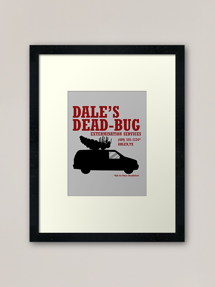 "Dale's Dead-Bug" Framed Art Print by jordanlbender | Redbubble