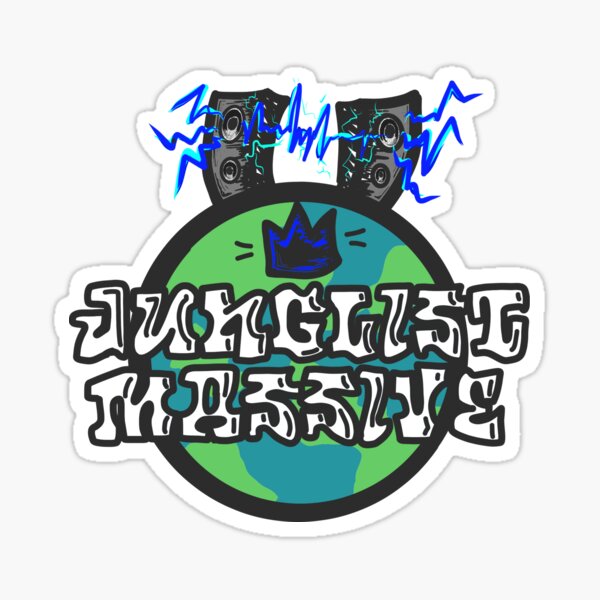 "Junglist Massive " Sticker for Sale by ajsketchin | Redbubble