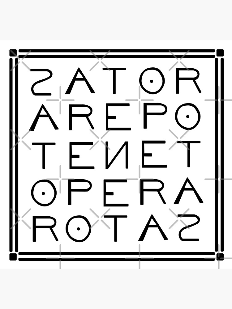 "Sator Rotas Magick Square. By Karin Collu" Poster for Sale by ...