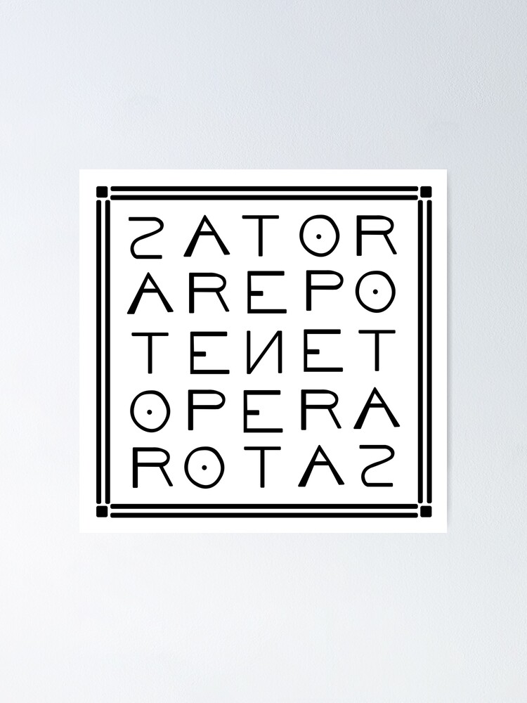 "Sator Rotas Magick Square. By Karin Collu" Poster for Sale by ...