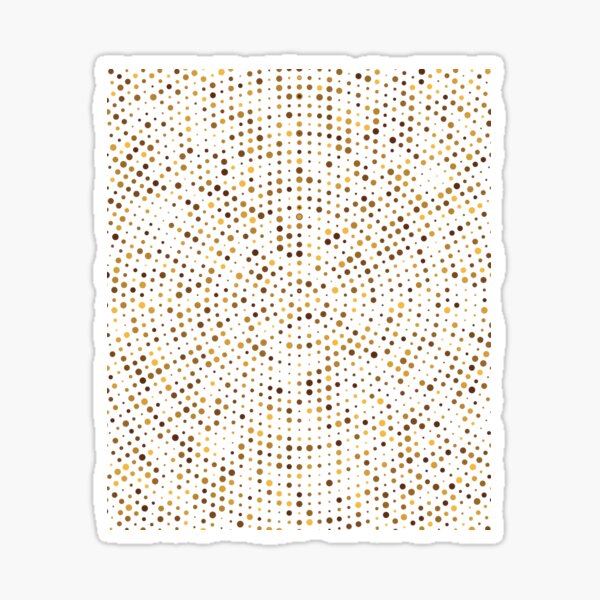 "Turquoise Dots on the Rings" Sticker for Sale by Ksaavet | Redbubble