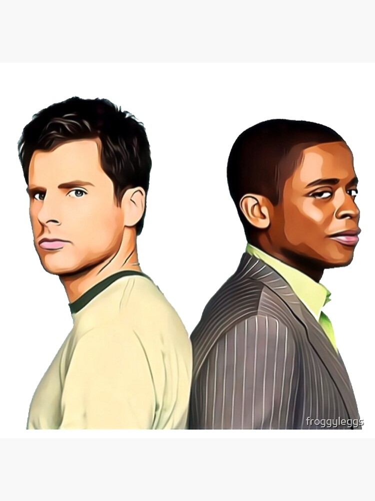 "Shawn and gus - psych " Art Board Print for Sale by froggyleggs ...
