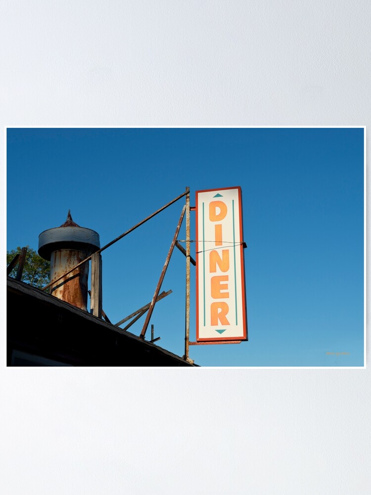 "Old Diner I Color" Poster by davegordon | Redbubble