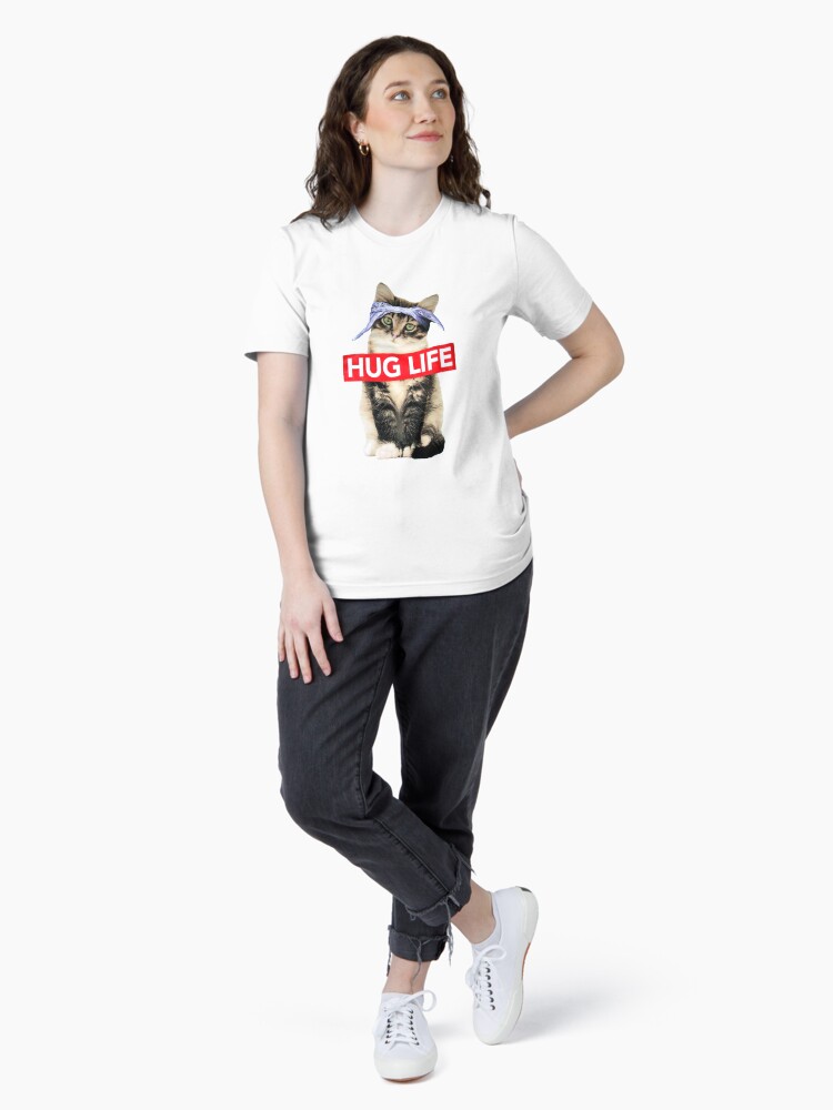 "Hug Life Cat" Essential T-Shirt for Sale by jarwokwat | Redbubble