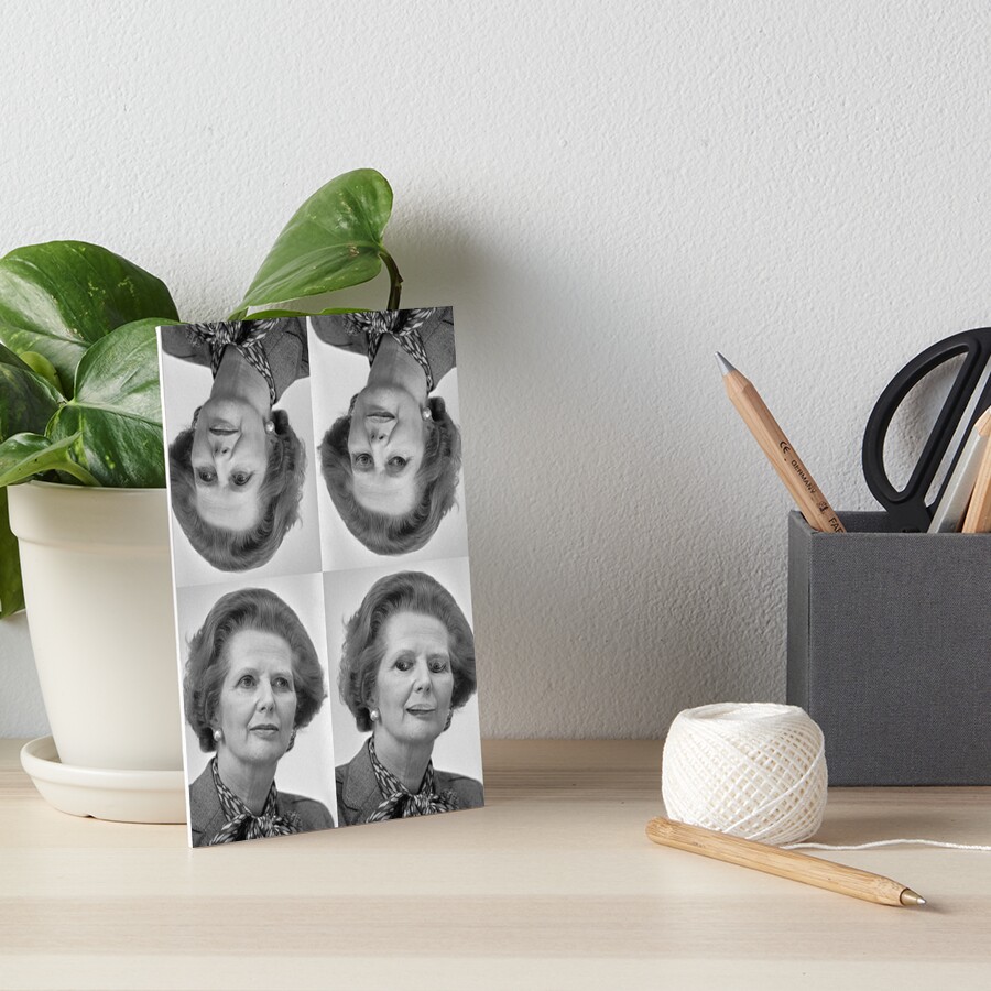 "Optical Illusion - the Thatcher Effect" Art Board Print by ACH-Designs ...