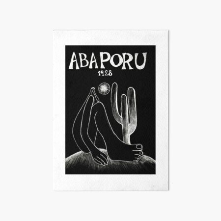 "abaporu." Art Board Print for Sale by MINIMO-ESTUDIO | Redbubble