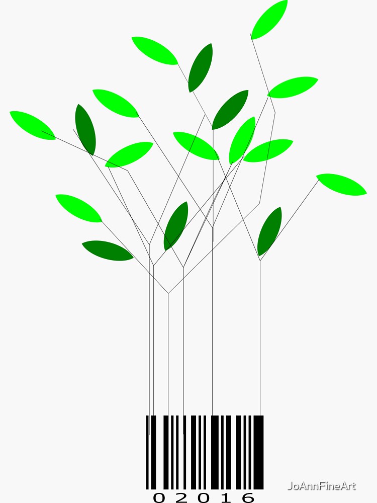 "Commerce and nature, are they compatible?" Sticker by JoAnnFineArt ...