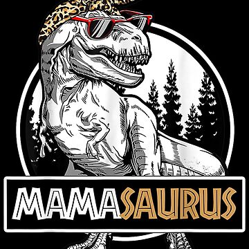"Mamasaurus T Rex Dinosaur Mama Saurus Family Matching Women" Art Board ...