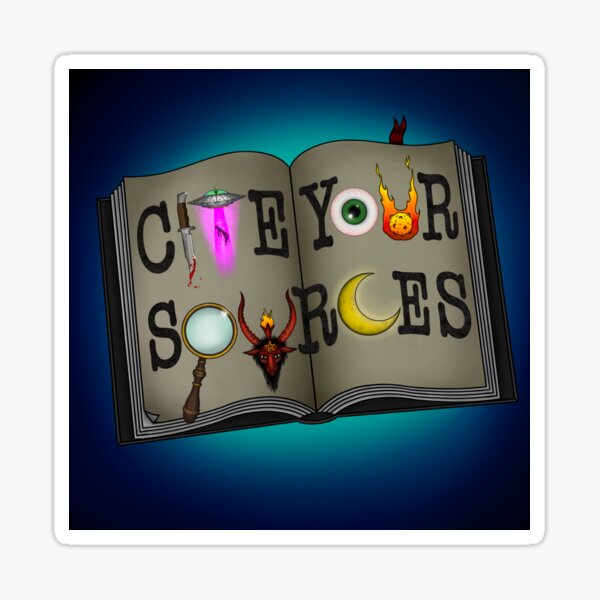 "Cite Your Sources Logo Colorized" Sticker for Sale by CiteYourSources ...