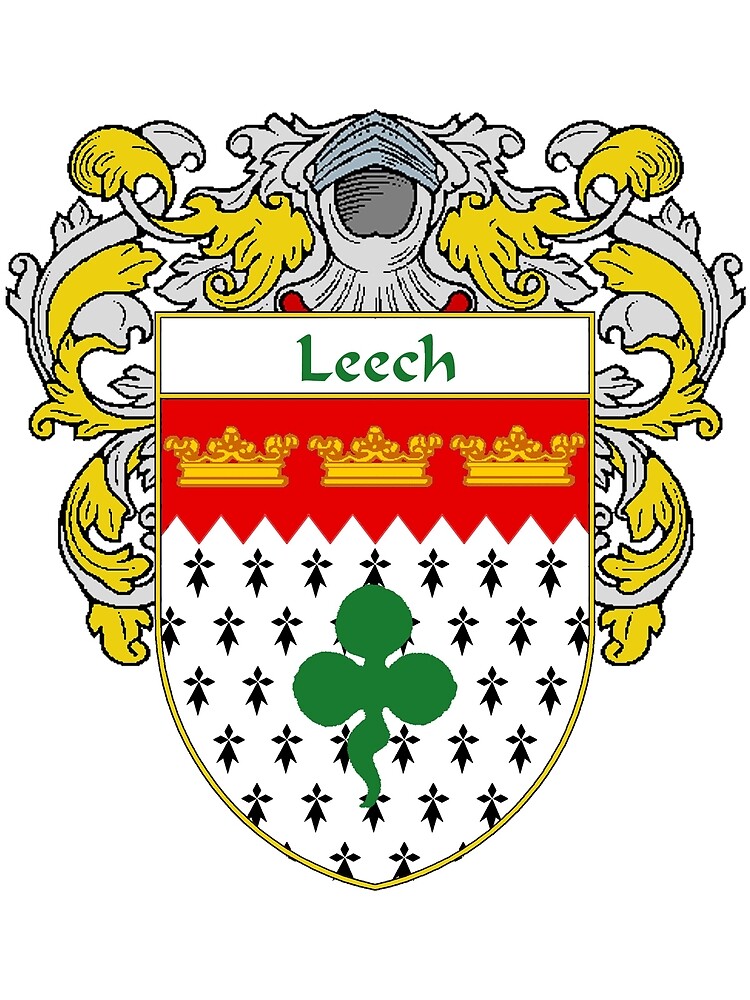"Leech Coat of Arms/Family Crest" by William Martin | Redbubble